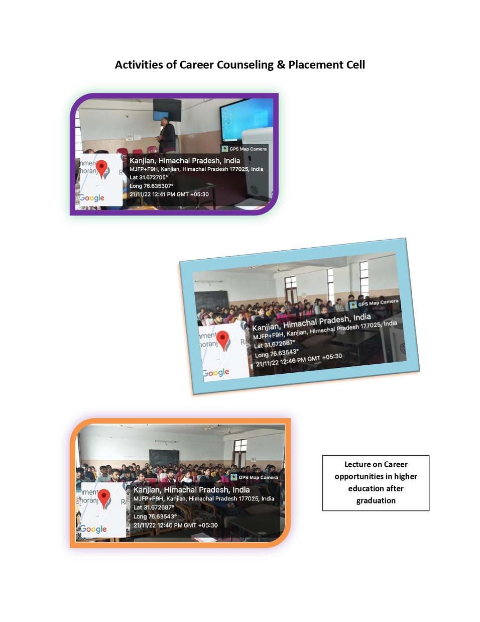 Career Guidance Cell | Govt. College Bhoranj | Hamirpur Himachal Pradesh